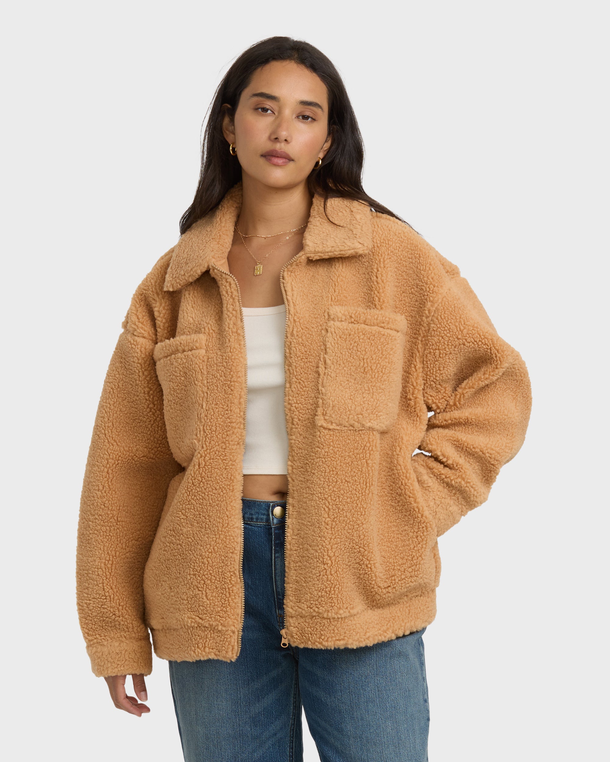 Resound Sherpa Shacket - Dusty Trails | Billabong