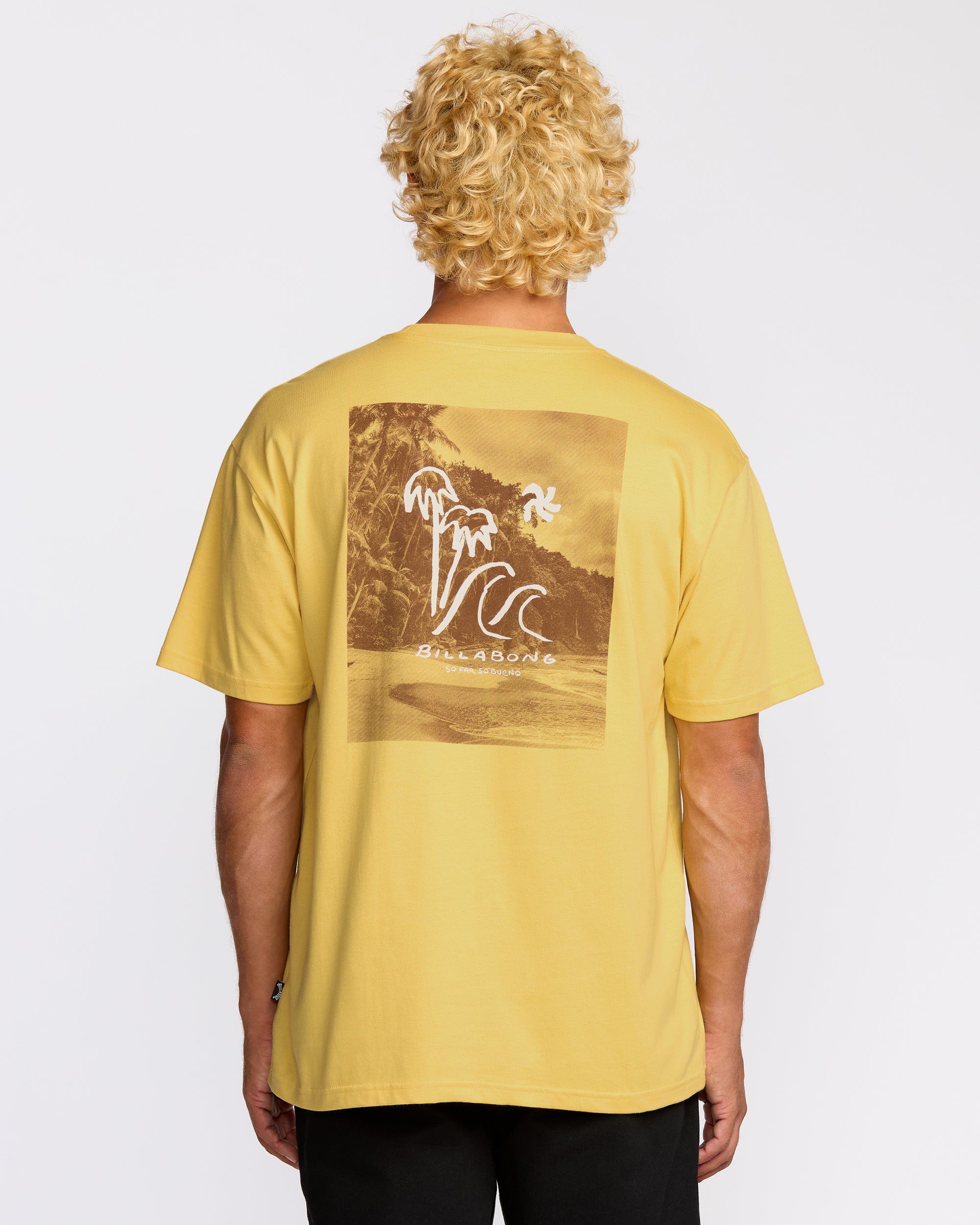 So Far Regular Short Sleeve T-Shirt - Dust Yellow | Billabong