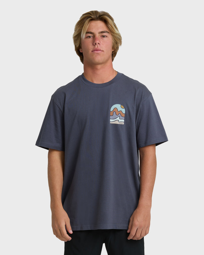 Sun Down Adiv Premium Short Sleeve T-Shirt - Graystone | Billabong