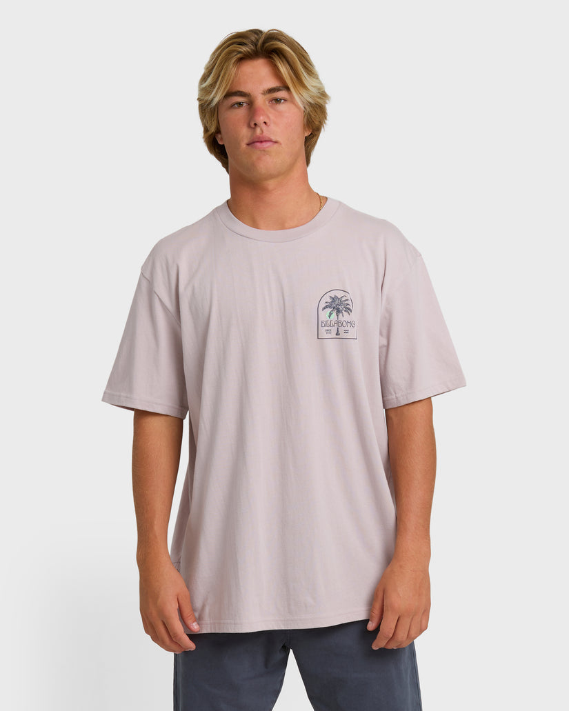 Portal Premium Short Sleeve T-Shirt - Dusty Purple | Billabong