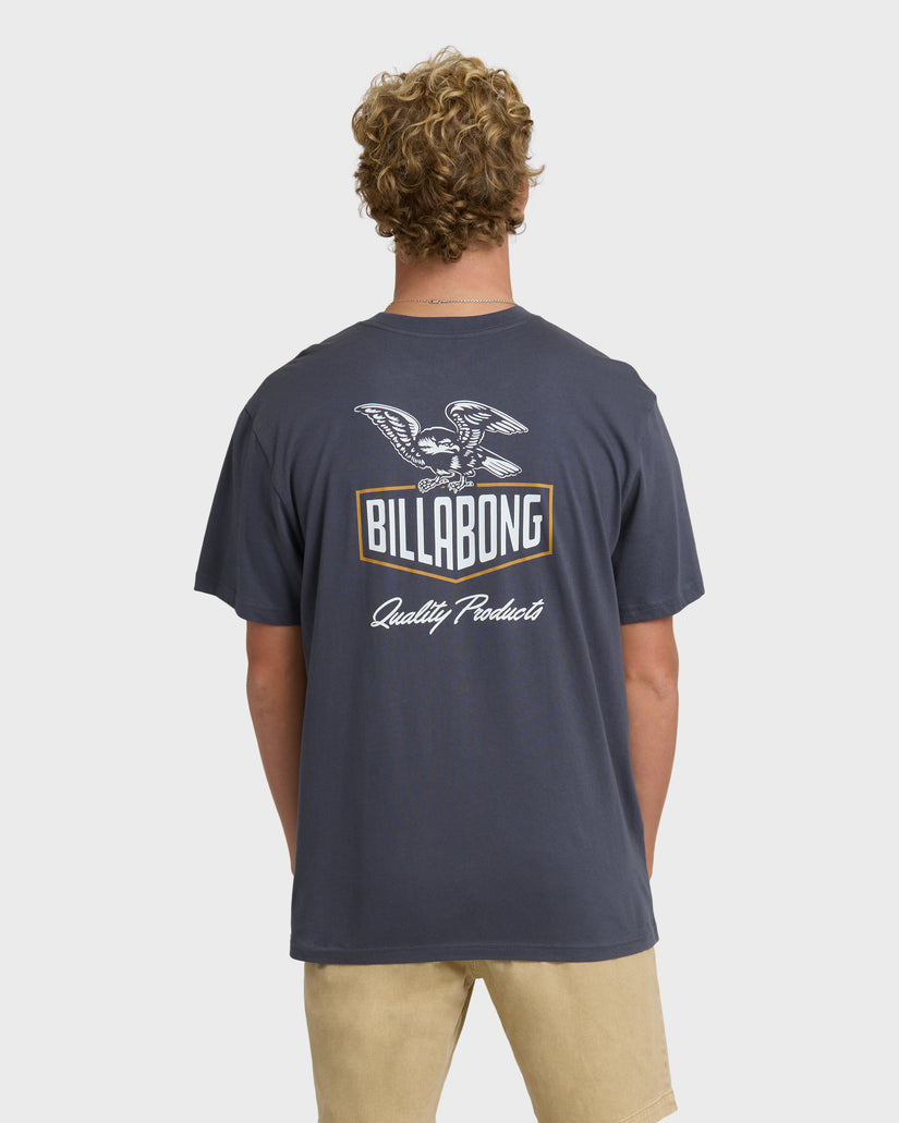 Roadie Premium Short Sleeve T-Shirt - Graystone | Billabong