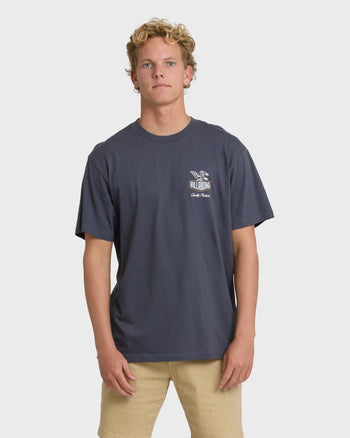 Roadie Premium Short Sleeve T-Shirt - Graystone | Billabong