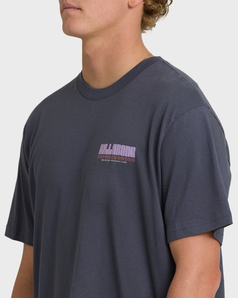 Broadsheet Premium Short Sleeve T-Shirt - Graystone | Billabong