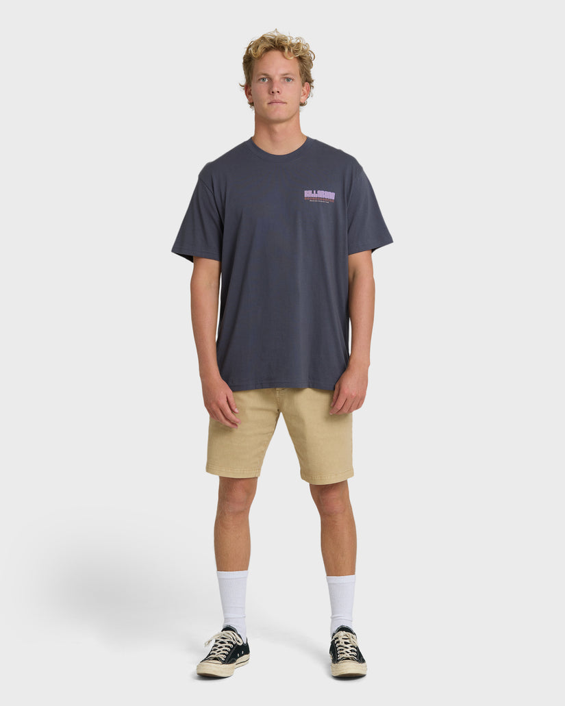 Broadsheet Premium Short Sleeve T-Shirt - Graystone | Billabong
