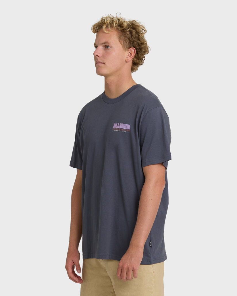 Broadsheet Premium Short Sleeve T-Shirt - Graystone | Billabong