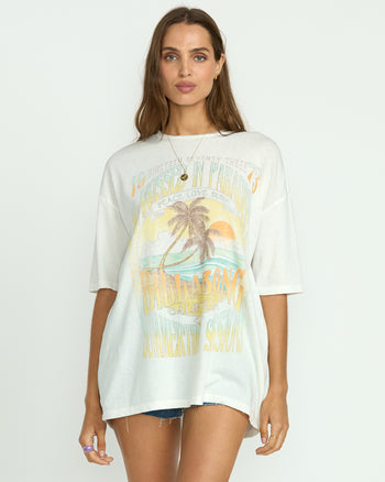 Sunset Mindset Tee - Salt Crystal | Billabong