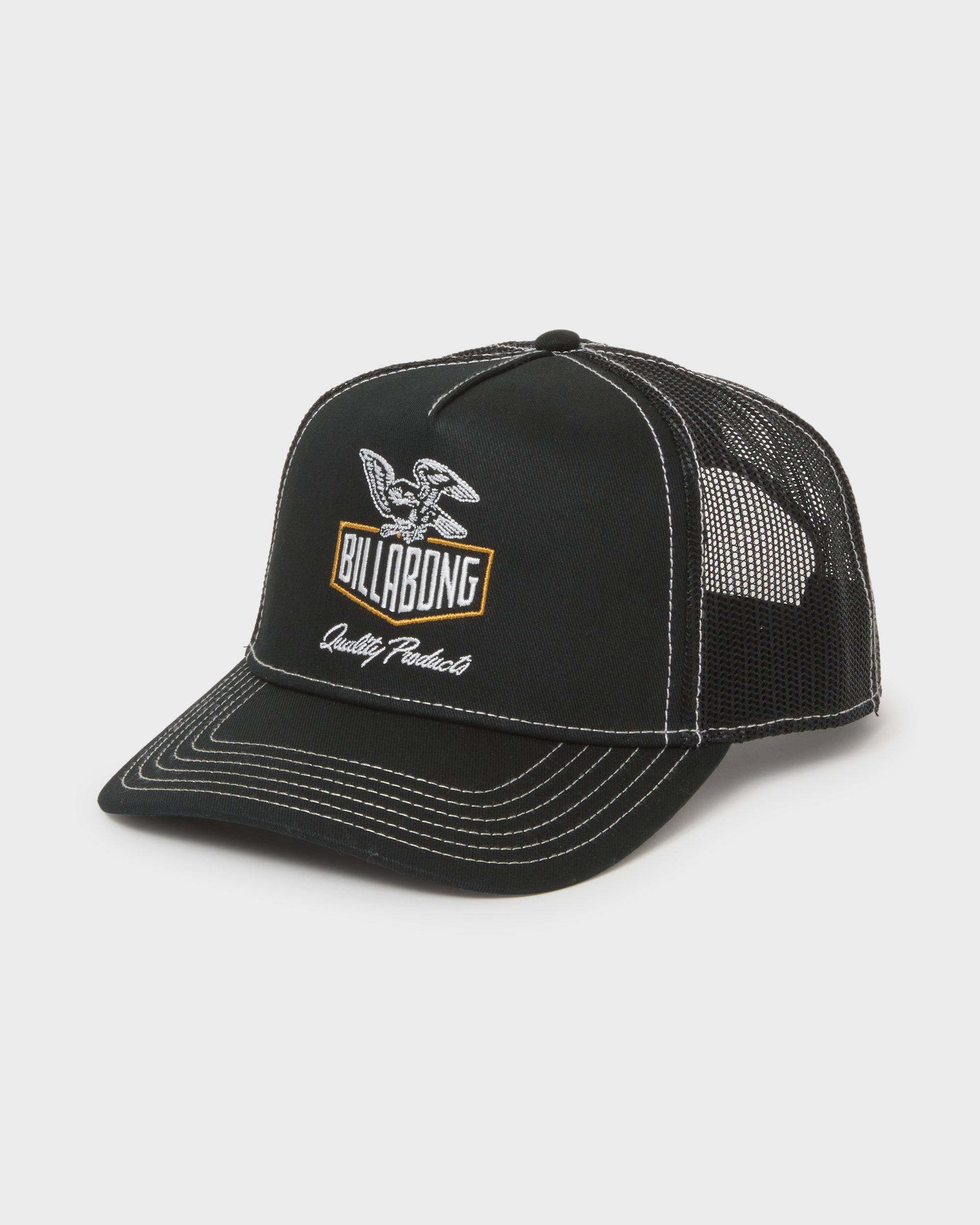 Peaked Trucker Hat - Black | Billabong