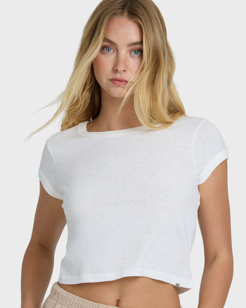 Daily T-Short Sleeve T-Shirt - Salt Crystal | Billabong